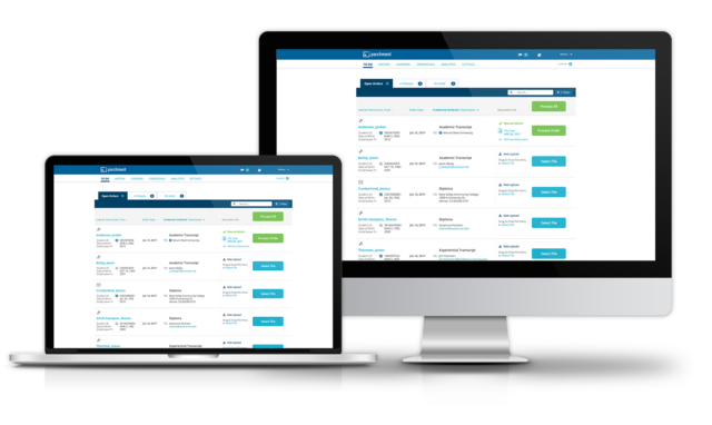 HE Transcript Self-Service (Send) - Parchment