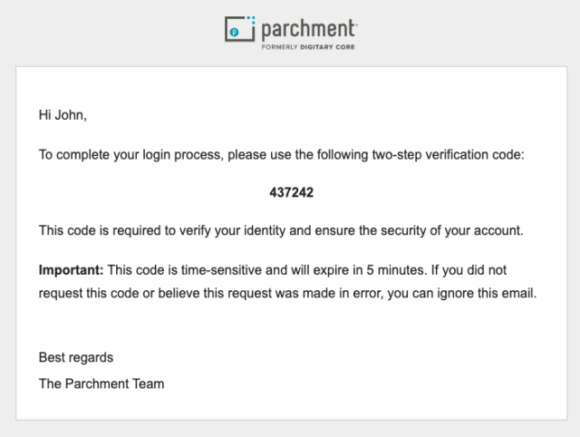 Support FAQ - Parchment