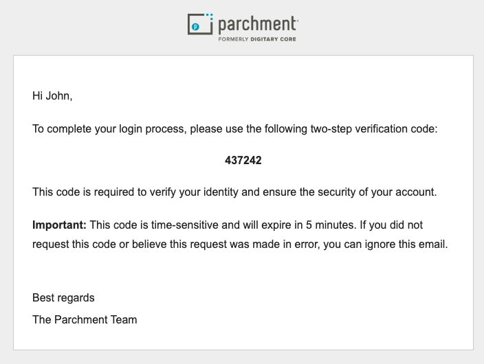 Support FAQ - Parchment